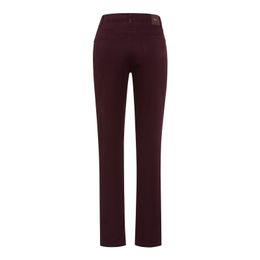 Brax Damen 5-Pocket-Hose "Style CAROLA"dunkelviolett, Gr. 26, Web, 40% Lyocell, 28% Modal, 17% Baumwolle, 12% Elastomultiester, 3% Elasthan, Hosen