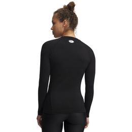 Under Armour Damen Trainingsshirt "UA HG AUTHENTICS COMP LS", schwarz, Gr. XL, Obermaterial: 84% Polyester, 16% Elasthan, Shirts, mit HeatGear Stoff,