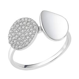 Firetti Damen Fingerring "Schmuck Geschenk Silber 925 Damenring Ring Pl&auml;ttchen", 56, Silber 925 (Sterlingsilber), 1,8mm, silber, Silber 925