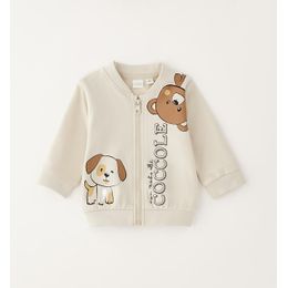 IDO Jungen Sweatshirt "BABY BOY SWEATER", beige, Gr. 58, 100% Baumwolle, Sweatshirts