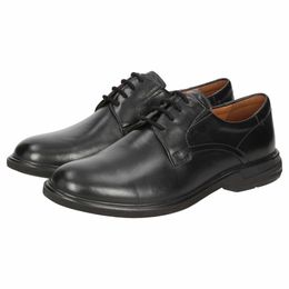 Sioux Herren Schn&uuml;rschuh "Punjo-181-XL", Gr. 48,5, schwarz, Obermaterial: 100% Lammnappaleder LANA. 100% Gummi rubber., Schuhe