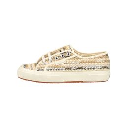 Superga Damen Sneaker "Superga Sneaker Polyester", Gr. 39beige, Lederimitat, Schuhe