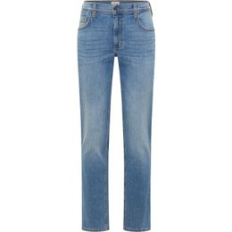 Mustang Herren Straight-Jeans "Herren Style Washington Straight"403 mittelblau, Gr. 40, unifarben, Denim/Jeans, 99% Baumwolle, 1% Elasthan, Jeans