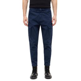 Mustang Herren 5-Pocket-Hose "Herren Style Lex Cargo"4136 blau, Gr. 32, unifarben, Web, 98% Baumwolle, 2% Elasthan, Hosen