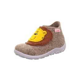 Superfit Geschlossener Hausschuh HAPPY OCTI in Beige/Grau | Gr.: 20