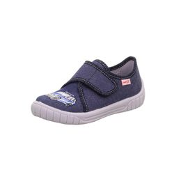 Superfit Geschlossener Hausschuh BILL in Blau/Grau | Gr.: 32