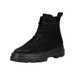 Paul Green Damen Schn&uuml;rstiefelette "Paul Green Stiefelette Nubukleder", Gr. 42, schwarz, Nubukleder, Schuhe