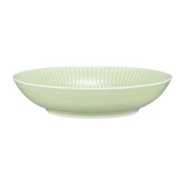 Seltmann Weiden Suppenteller "Amina", 21,2cm, gr&uuml;n, Speiseteller, Pastateller, tiefer Teller mit Relief
