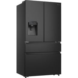 HISENSE French Door "RF728N4S", Rechtsanschlag, silber, K&uuml;hlschr&auml;nke