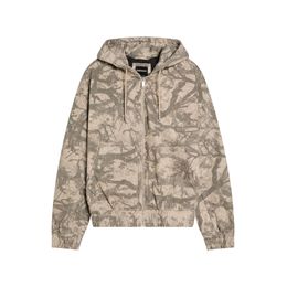 Bershka Jacke Herren Gr&ouml;&szlig;e M hellbraun / braunmeliert Sommerjacke