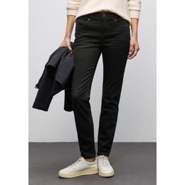 Street One Damen 5-Pocket-Jeans "Style Jane", schwarz, Gr. 29, unifarben, Denim/Jeans, Obermaterial: 63% Baumwolle, 25% Polyester, 10% Viskose, 2%