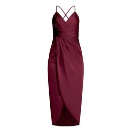 Vera Mont Abendkleid mit Raffung in Deep Dahlia | Gr.: 44