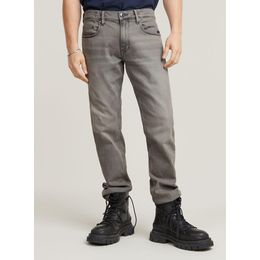 G-Star Raw G-STAR Herren 5-Pocket-Jeans "Mosa Straight Jeans", grau, Gr. 29, Obermaterial: 74% Baumwolle, 25% Baumwolle, 1% Elasthan, Jeans
