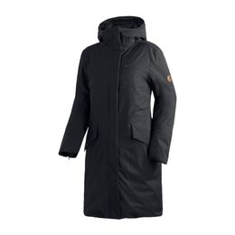 Maier Sports Damen Winterjacke "ALBERTE 2.0", schwarz, Gr. 48, 100% Polyester, Jacken, Damen Mantel, atmungsaktiver Wintermantel mit Kapuze,