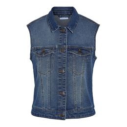 Noisy may Weste 'NMDebra' Damen Gr&ouml;&szlig;e XS blue denim