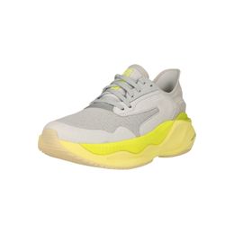 Clarks Herren Sneaker "Clarks Pace", Gr. 45, gelb, Kunstfaser, Schuhe, mit atmungsaktiver Eigenschaft