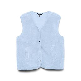 V&eacute;ro Moda Vero Moda Teddyfell Weste in Ice Water | Gr.: M