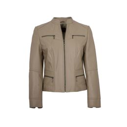 Maddox Lederjacke Lammnappa in Taupe | Gr.: 42