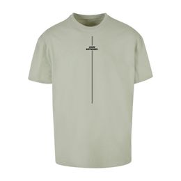 Merchcode T-Shirt 'Think Different' Herren Gr&ouml;&szlig;e XXXL pastellgr&uuml;n / schwarz