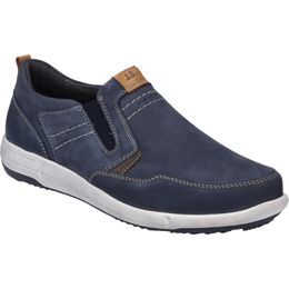Josef Seibel Herren Slipper "Enrico 04, blau-kombi", Gr. 39, blau, Obermaterial: 100% Rindsleder Leather cow., Schuhe