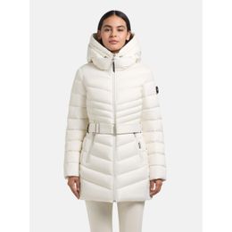 Khujo Damen Kurzmantel "Kina", wei&szlig;, Gr. M, Obermaterial: 100% Polyester. Innenfutter: 100% Nylon. Wattierung: 100% Polyester. Beschichtung: 100%