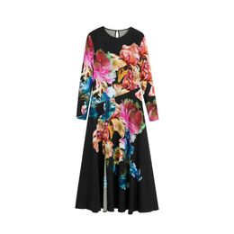 Desigual Kleid Damen Gr&ouml;&szlig;e 34 mischfarben / schwarz Sommerkleid
