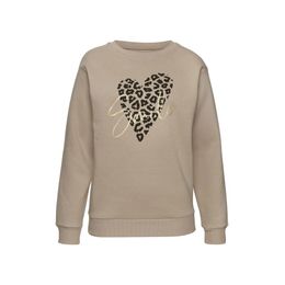 Lascana Sweatshirt in sand | Gr.: 40-42