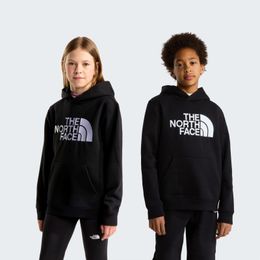 The North Face Kinder Kapuzensweatshirt "TEEN TNF ESSENTIAL DREW PEAK HOODIE", schwarz, Gr. S, Obermaterial: 68% Baumwolle, 32% Polyester, Sweatshirts