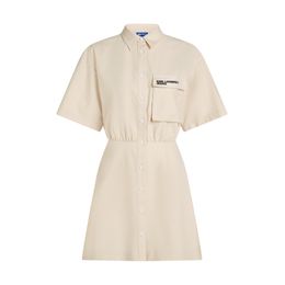 KARL LAGERFELD JEANS Shirt Dress female size 40 Beige