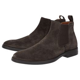 Sioux Damen Stiefelette "Foriolo-709-H", Gr. 45, braun, Obermaterial: 100% Kalbsveloursleder CAVL. 100% Gummi rubber., Schuhe
