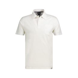 Lerros Herren Poloshirt "Polo in Jersey-Qualit&auml;t mit Brusttasche aus reiner Baumwolle", wei&szlig;, Gr. XL, 100% Baumwolle, Shirts