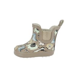 Beck Rubber Boots 'Afrika' boy size 20 Taupe / Light green / Black / White