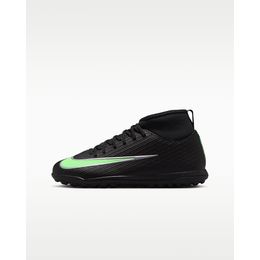 Nike M&auml;dchen Fu&szlig;ballschuh "Jr. Mercurial Superfly 11 Club", Gr. 36,5, schwarz, Synthetik, Textil, Schuhe, f&uuml;r harte Untergr&uuml;nde wie Asche, Turf und