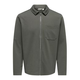 Only & Sons ONLY & SONS Strickjacke in Beluga | Gr.: XXL