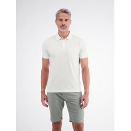 Lerros Herren Poloshirt "Cool & Dry Poloshirt, unifarben mit Flachstrickkragen", wei&szlig;, Gr. XXL, 75% Baumwolle, 25% Polyester, Shirts