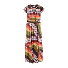 next Dress female size 44 Light blue / Olive / Red / Black
