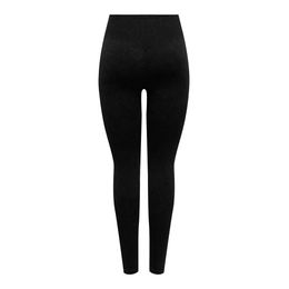 Only Play Damen Funktionstights "ONPEDDA HW SEAM SCRUNCH TIGHTS NOOS", schwarz, Gr. L, unifarben, Jersey, Obermaterial: 92% Polyamid, 8% Elasthan,