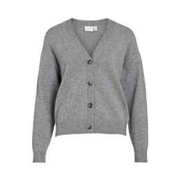 VILA Knit Cardigan 'VIRil' female size S mottled grey