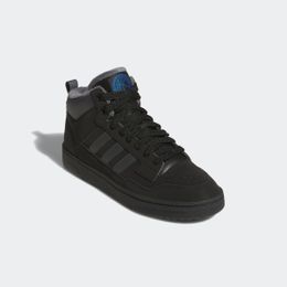 Damen Basketballschuh "RAPID COURT MID WINTERIZED", adidas Sportswear, Gr. 48, schwarz, Synthetik, Schuhe