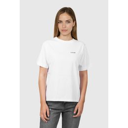 KLEINIGKEIT Damen T-Shirt "Kleinigkeit G&ouml;rls Easyfit Sh&ouml;rt Tutto bene"wei&szlig;, Gr. XS, unifarben, 100% Baumwolle, Shirts