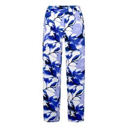 Betty Barclay Schlupfhose mit Eingrifftaschen in Wei&szlig;/Blau | Gr.: 40