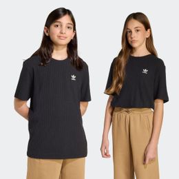 Jungen T-Shirt "WIDE RIB KIDS", schwarz, Gr. 164, adidas originals, Obermaterial: 44% Viskose, 26% Polyester, 12% Elasthan, 9% Baumwolle, 9% Modal,