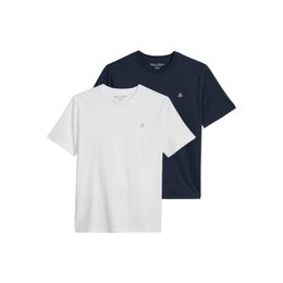 Marc O'Polo MARC O'POLO Herren T-Shirt "T-Shirt Jersey T-Shirts Shortsleeve Kjer 2er Pack", bunt, Gr. XXXL, Obermaterial: 100% Baumwolle CO., Shirts