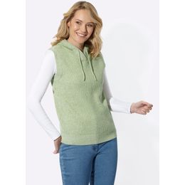 Classic Basics Damen Pullunder "Pullunder", gr&uuml;n, Gr. 38, gemustert, mehrfarbig, meliert, 100% Polyacryl, Pullover