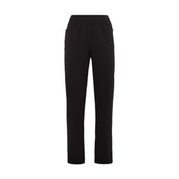 GOLDNER Damen Stoffhose "Sportive Loungehose, elastischer Bund", schwarz, Gr. 54, Obermaterial: 60% Baumwolle CO. 35% Polyester PES. 5% Elasthan EL.,