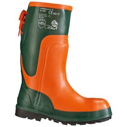 CRAFTLAND Sicherheitsschuh "Waldarbeiterstiefel ULME", 45, orange, Schuhe