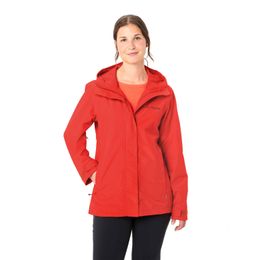 Vaude Damen Regenjacke "WOMEN'S STRATHCONA JACKET", rot, Gr. 34, unifarben, Web, Obermaterial: 100% Polyester. Futter: 100% Polyester, Jacken, mit