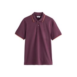 next Poloshirt Herren Gr&ouml;&szlig;e 5XL orange / burgunder / dunkelrot