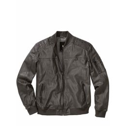 Mey & Edlich Mey & Edlich Herren Lederblouson Cockpit Grau 100 % Leder (Lammnappa)