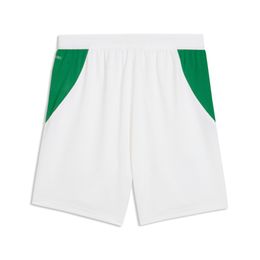 Puma Herren Trainingsshorts "BMG SHORTS REPLICA"Puma wei&szlig;, archive gr&uuml;n, Gr. S, Web, Obermaterial: 100% Polyester, Hosen, Regular Fit, f&uuml;r sportliche